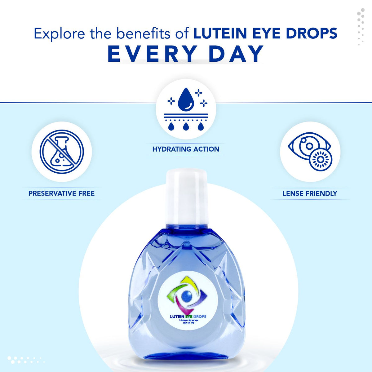 BUIE Lutein Eye Drops & Multivitamin, 0.5 Fl Oz - Vision Support, Anti ...