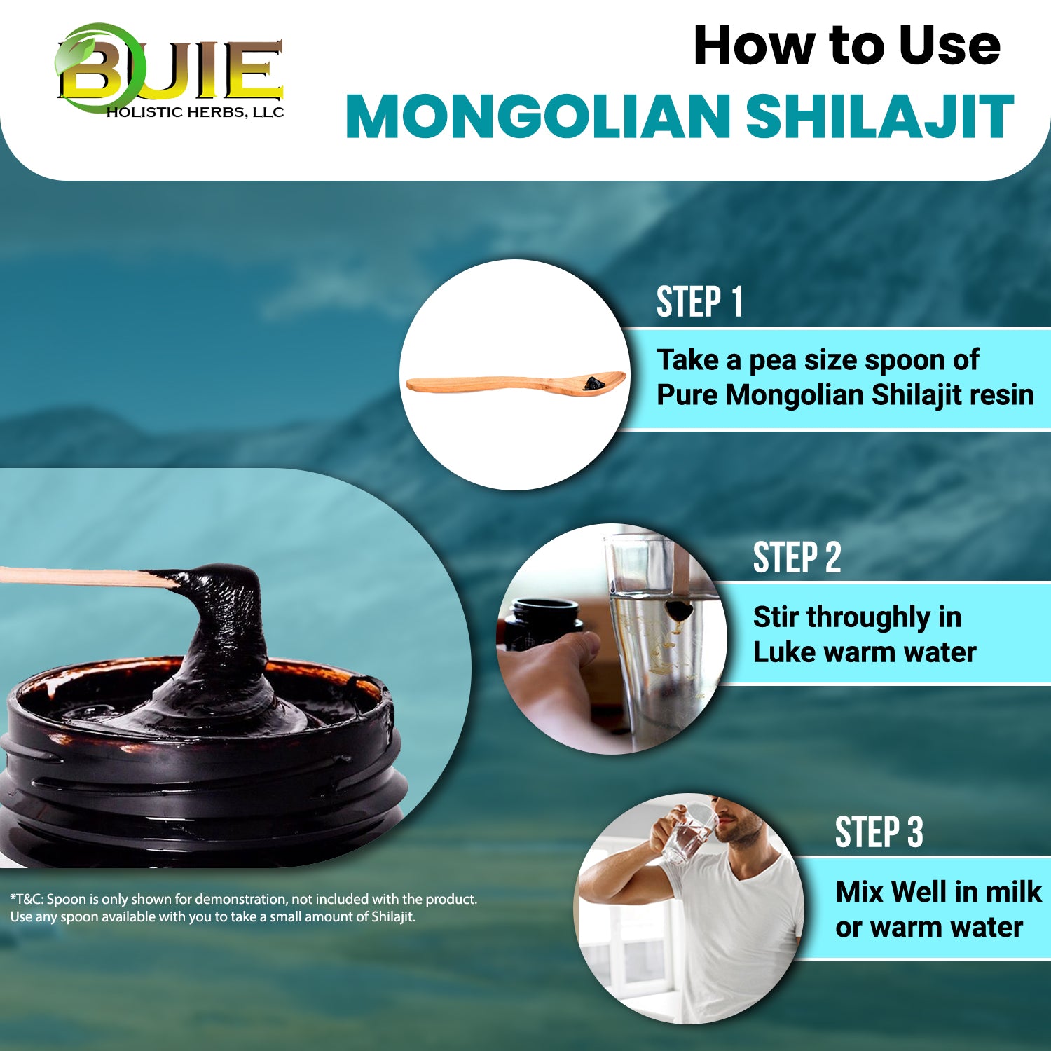 Buie Authentic Mongolian Shilajit | from Altai Mountains | Pure Shilaj ...